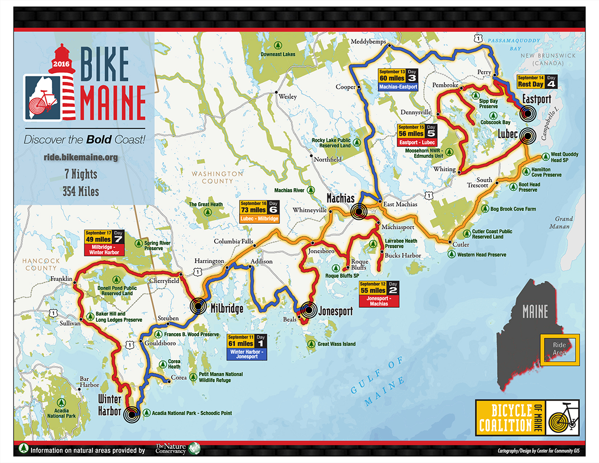 Bicycle rides in Maine – Bike New England